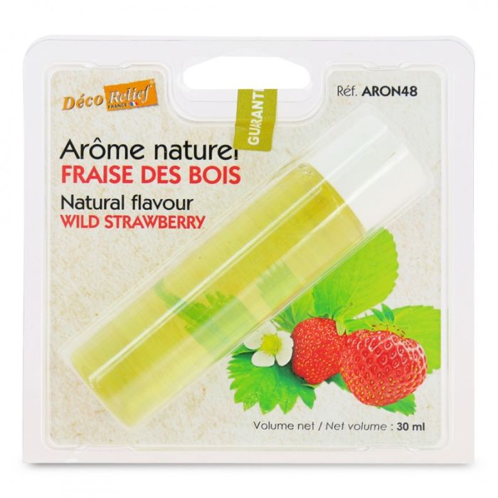 Arôme naturel fraise des bois 30ml